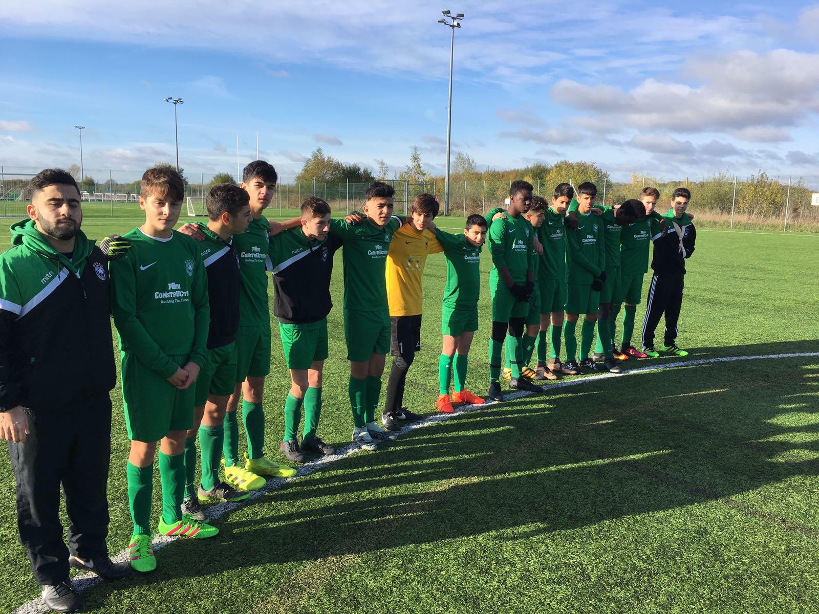 OYFC teams observe minute’s silence on Remembrance Sunday – Omonia ...
